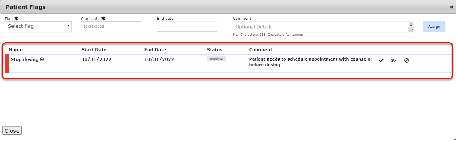 MAT Flags – Kipu Health