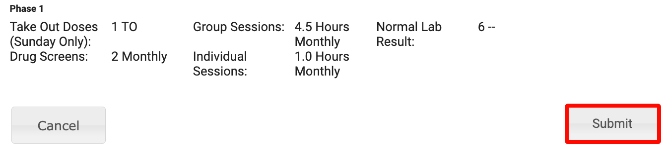 MAT Taper Order – Kipu Health