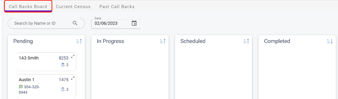 Call Backs Overview – Kipu Health