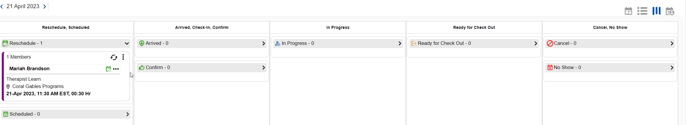 Scheduler Navigation: Filters and Views – Kipu Health