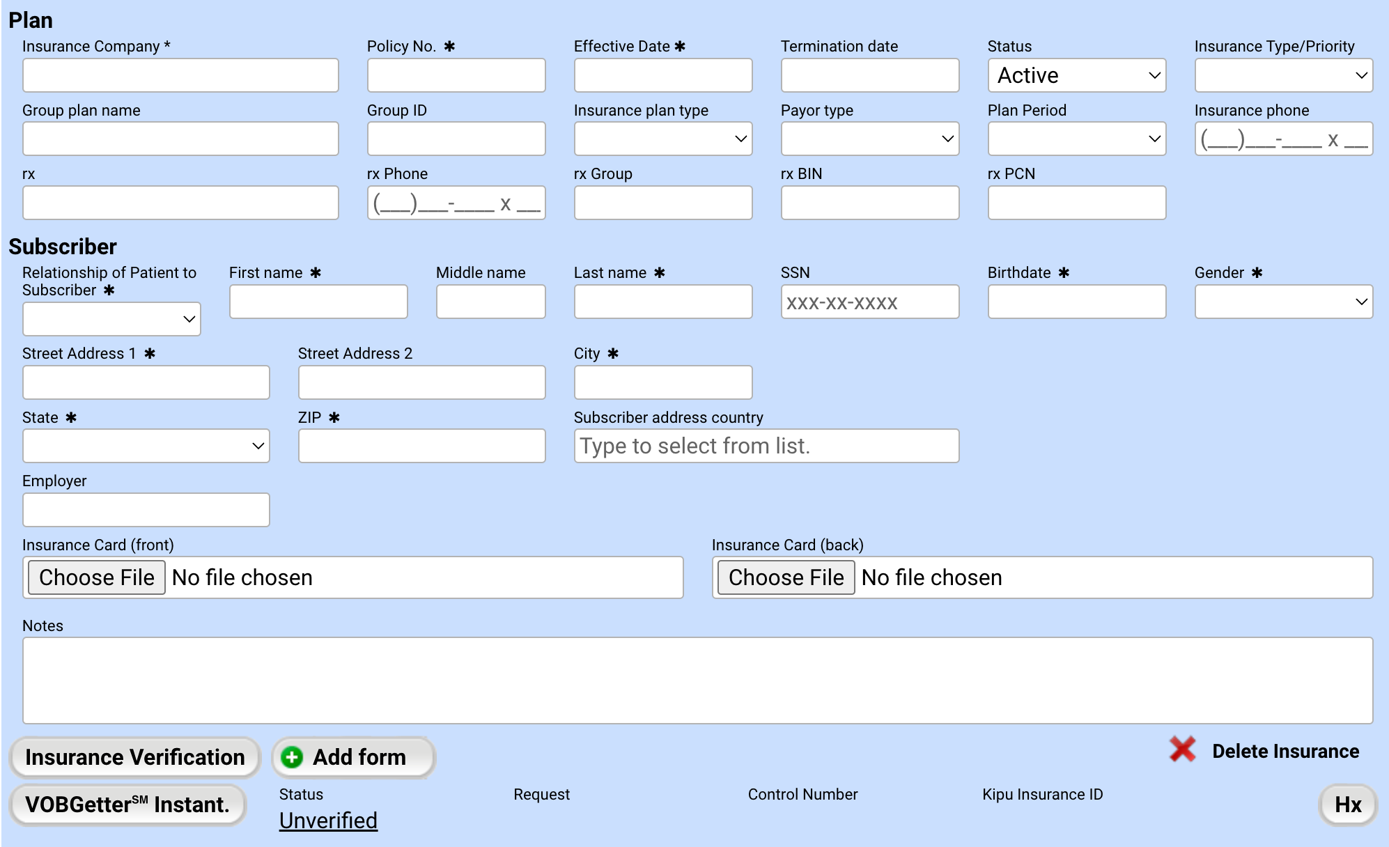 Add Patient – Kipu Health