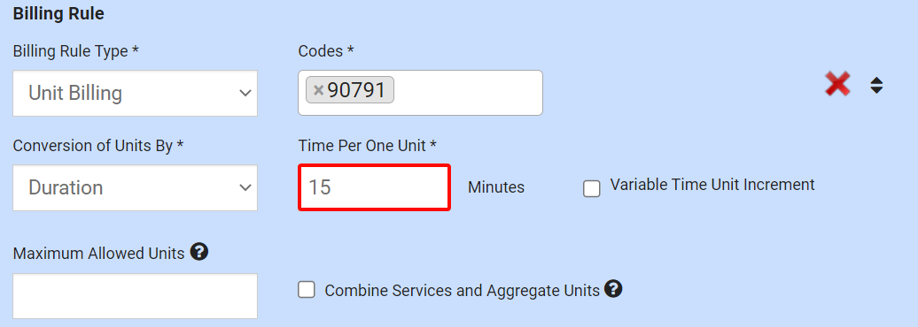 Payer Rules: Unit Billing – Kipu Health