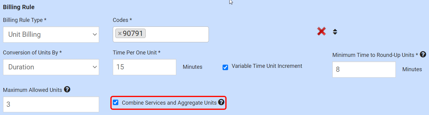 Payer Rules: Unit Billing – Kipu Health