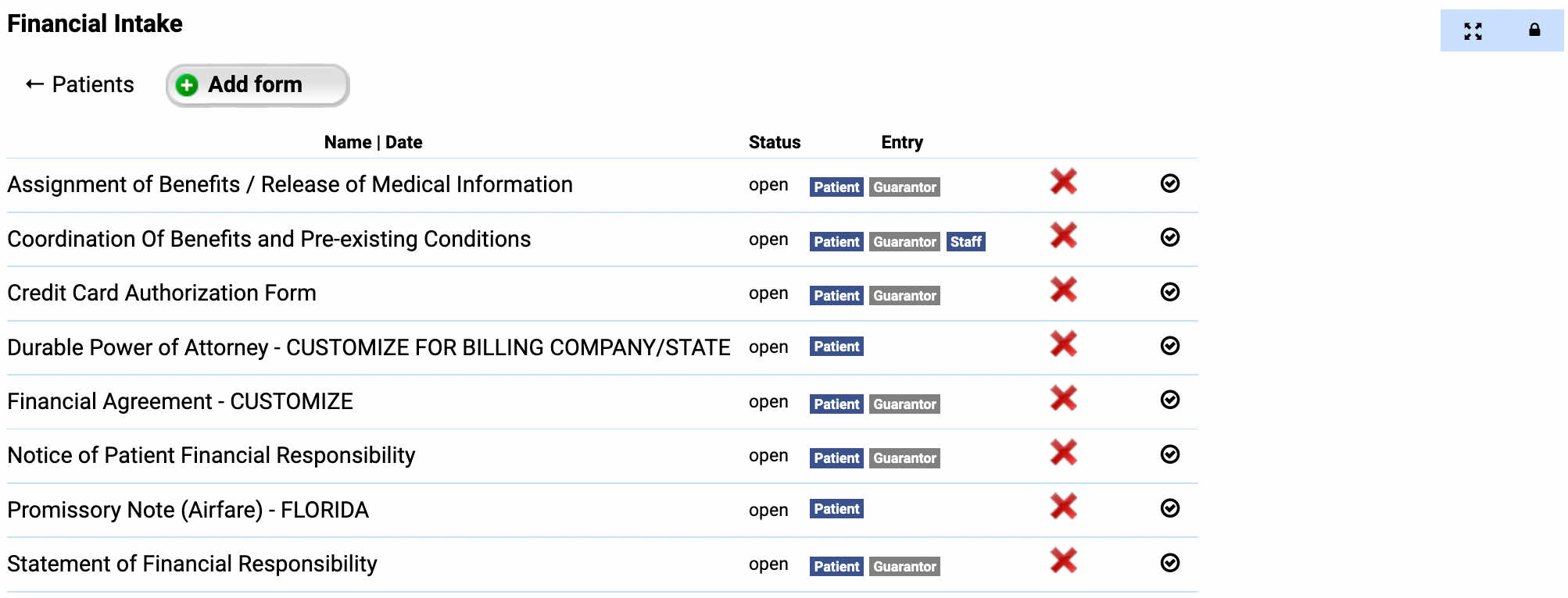 How Does the Populate With Forms Button Work? – Kipu Health