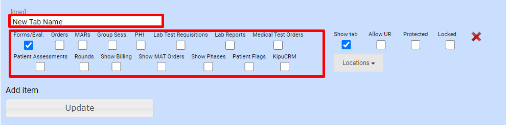 How Do I Add a New Tab in the Patient Chart? – Kipu Health