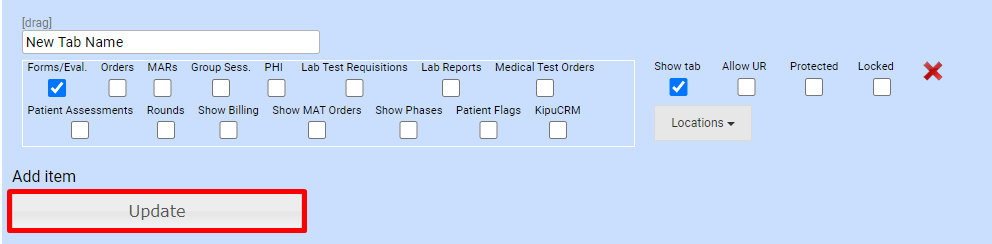 How Do I Add a New Tab in the Patient Chart? – Kipu Health