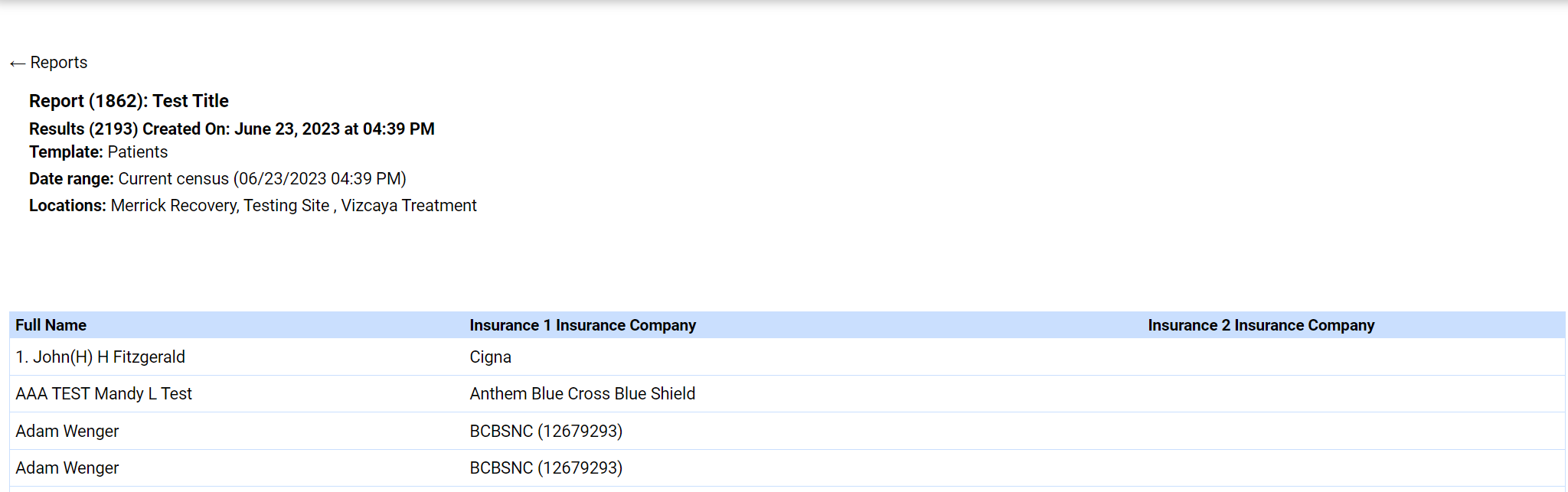 How Do I Run a Report Listing Patients and Insurance? – Kipu Health