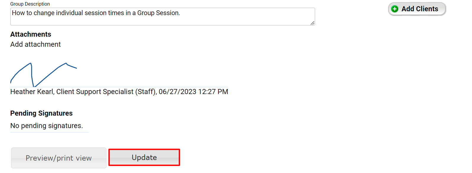 How Do I Correct Individual Start/End Times in a Completed Group ...