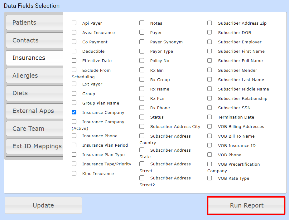 How Do I Run a Report Listing Patients and Insurance? – Kipu Health