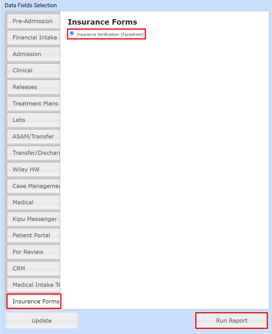 How Do I Pull a Report from Information in the Insurance Verification ...