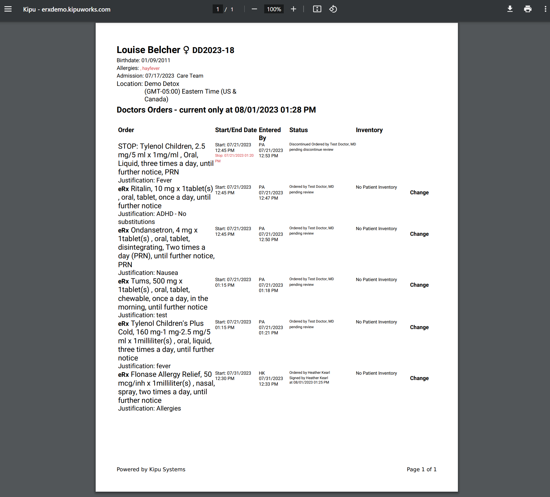 How Do I Print Doctors Orders? – Kipu Health