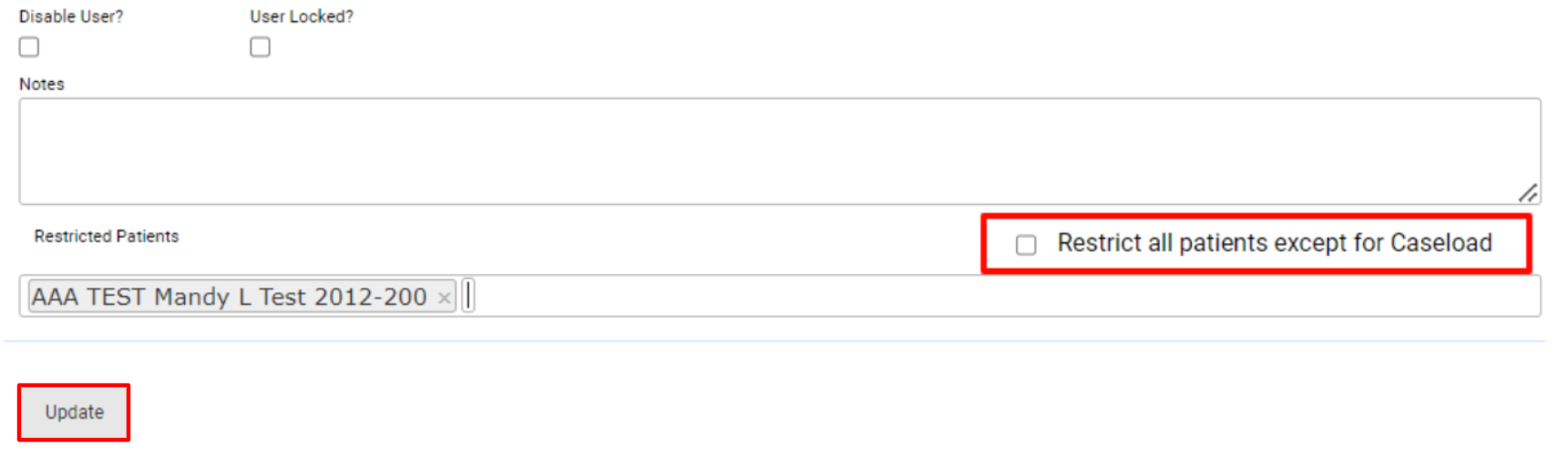 How Do I Restrict a Patient's Chart From a Specific User in an Instance ...