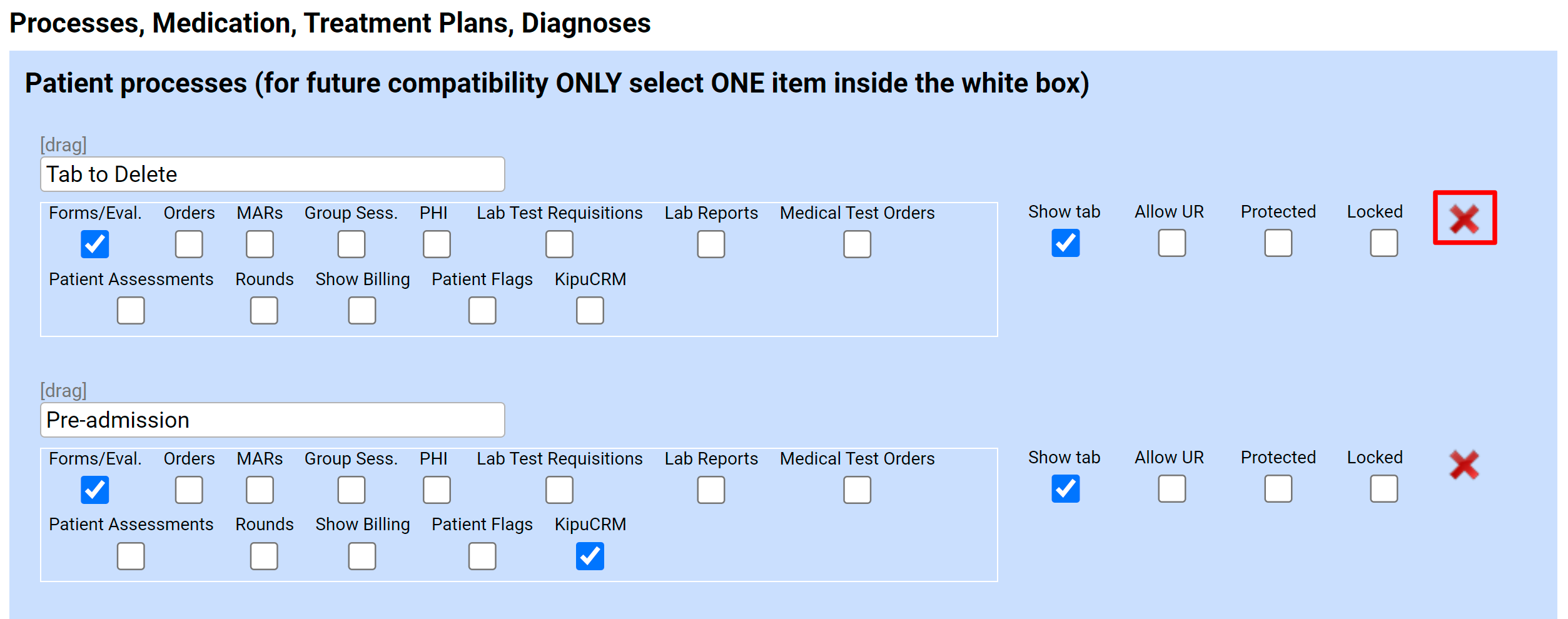 How Do I Delete a Tab and Move the Forms to a New Tab? – Kipu Health