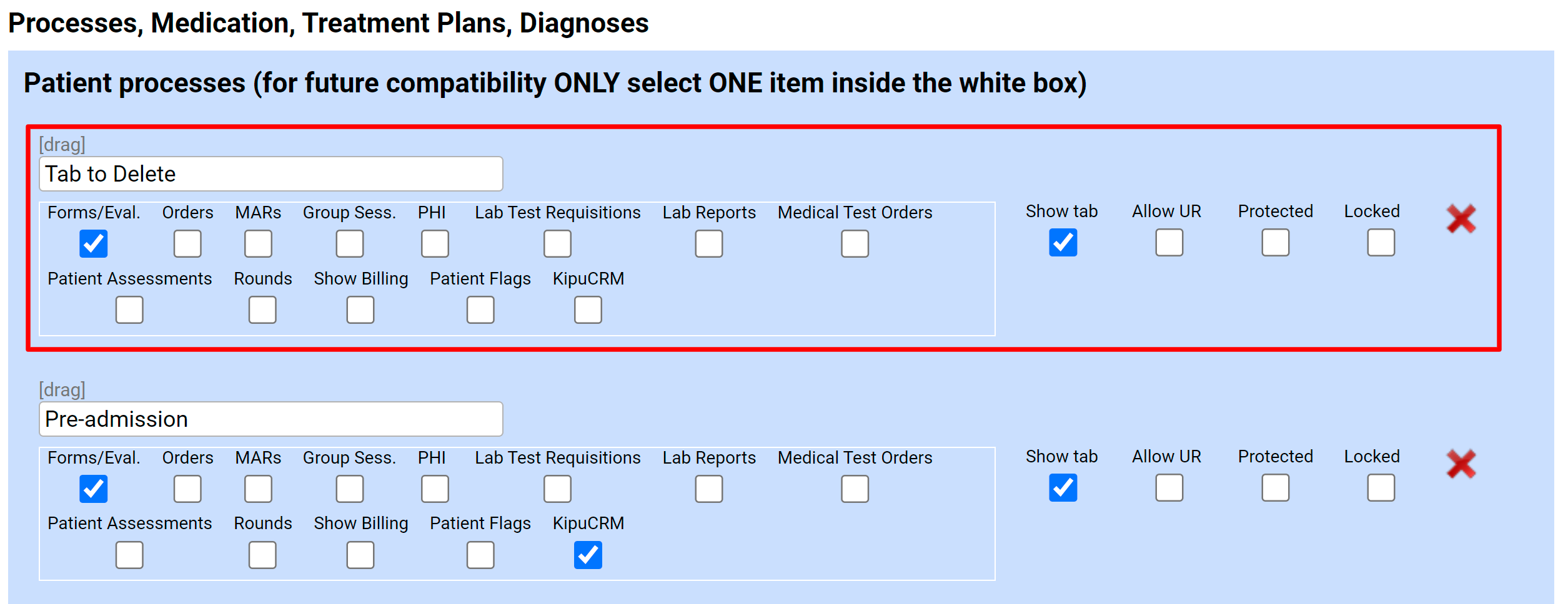 How Do I Delete a Tab and Move the Forms to a New Tab? – Kipu Health