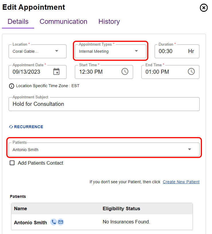 Scheduler: Creating Non-Patient Appointments – Kipu Health