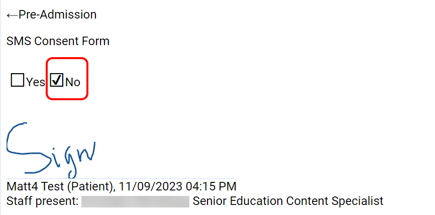 Call Backs: SMS Consent Forms – Kipu Health