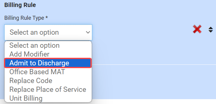 Payer Rules: Admit to Discharge Billing Rule – Kipu Health