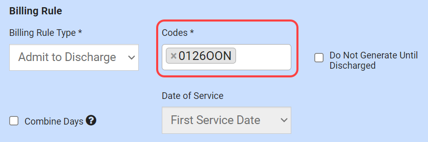 Payer Rules: Admit to Discharge Billing Rule – Kipu Health