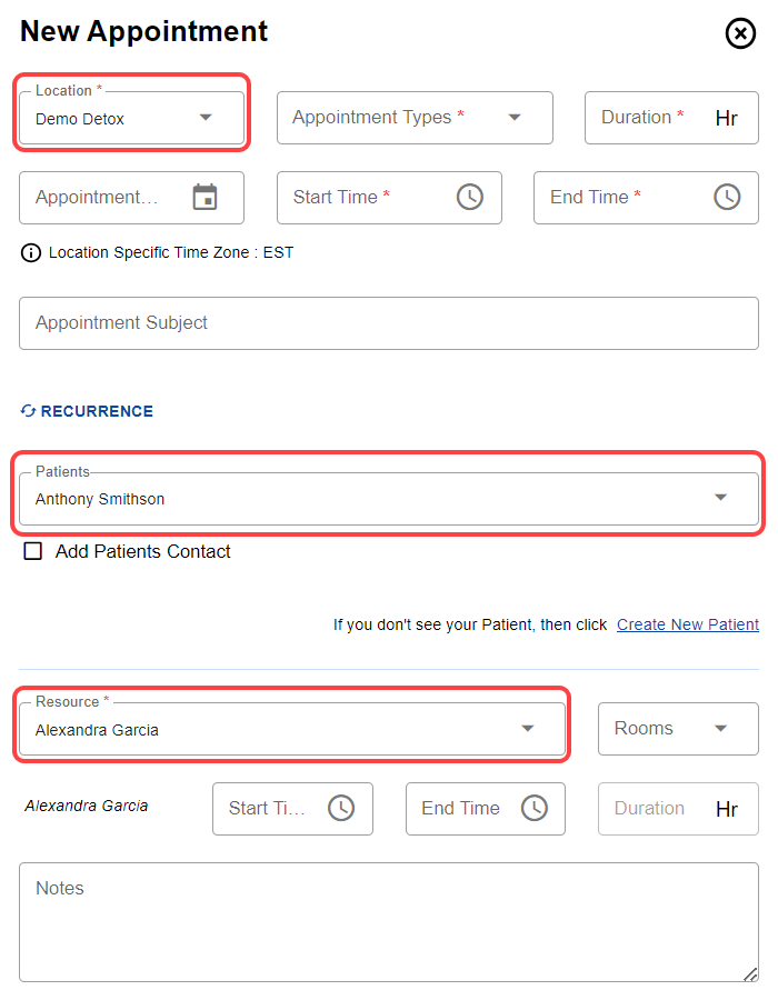 Appointment Card Overview – Kipu Health