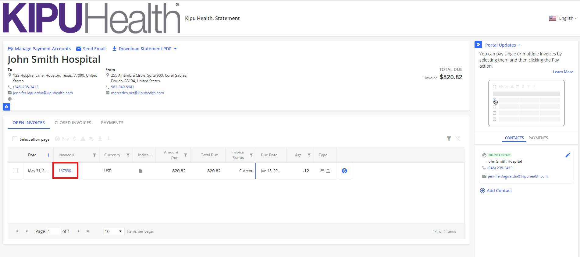 How to Download Your Invoice Activity Report (support) – Kipu Health
