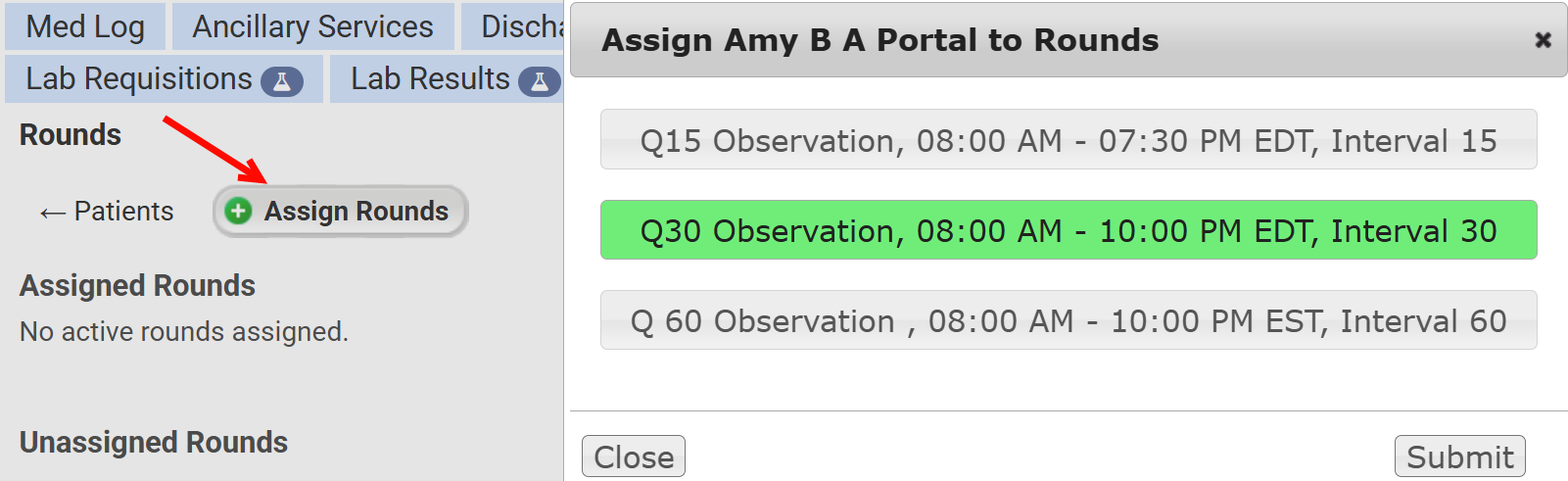 Continued Care: Patient Rounds (Observation Checks) – Kipu Health