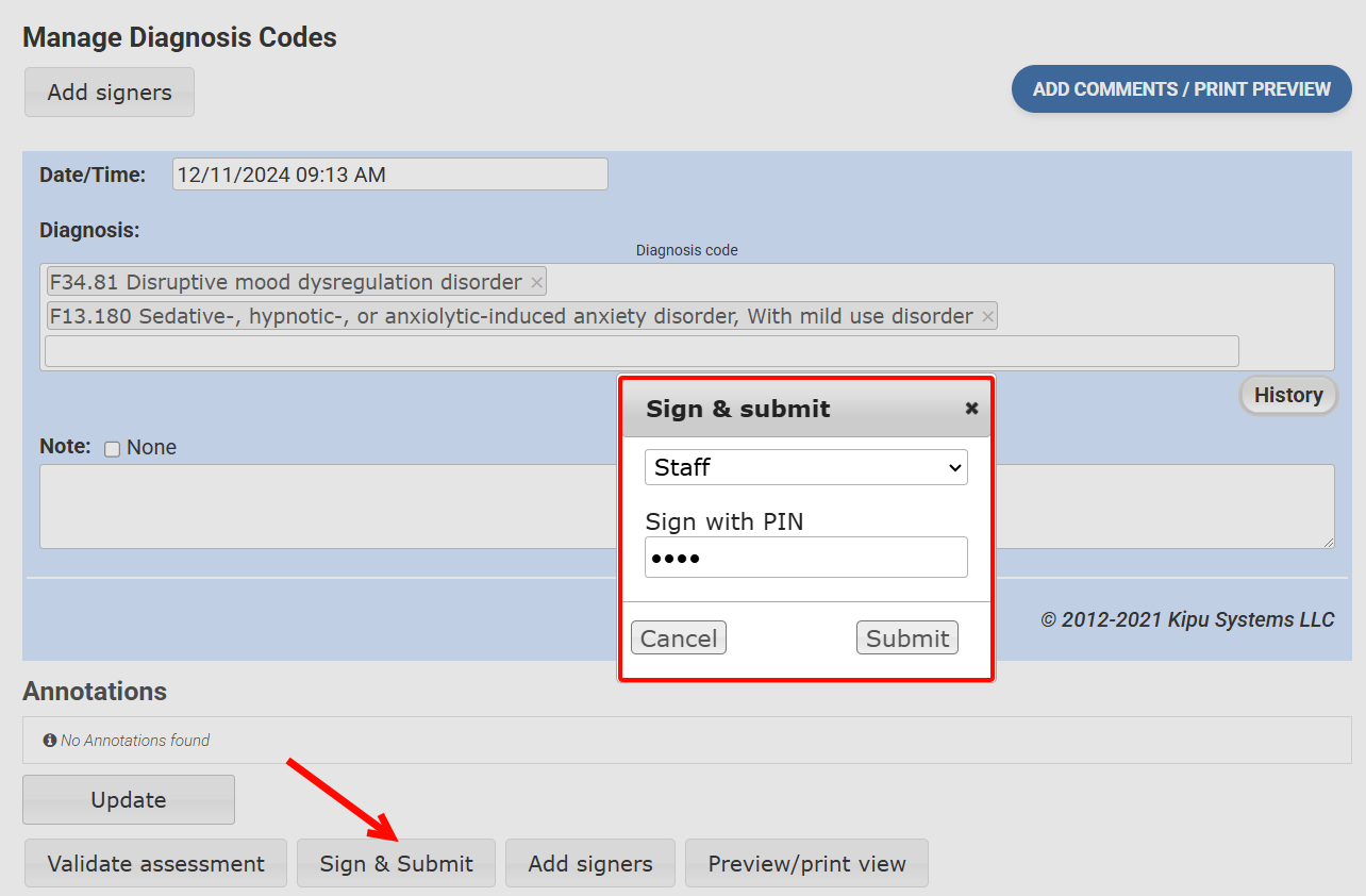 Continued Care: Manage Pending Documentation – Kipu Health