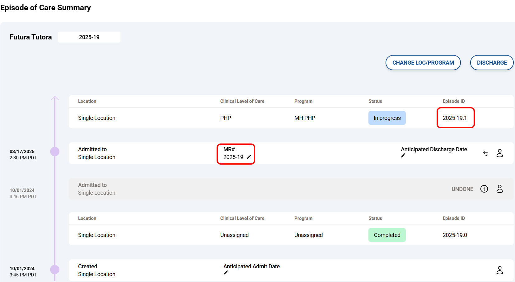 Treatment Episodes: Admission Workflow – Kipu Health