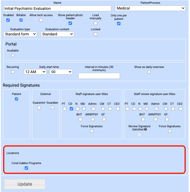 EMR Configuration Update – Kipu Health