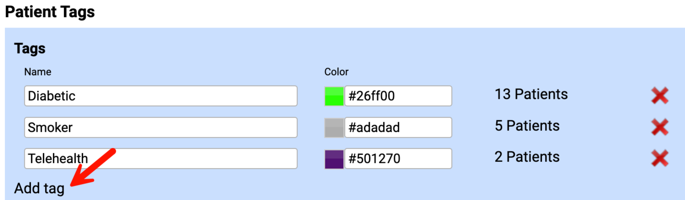 Settings: Tags & Filters – Kipu Health