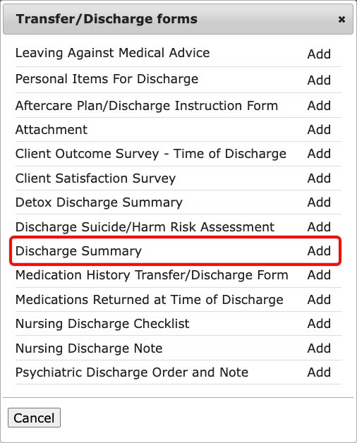 Discharge a Patient – Kipu Health
