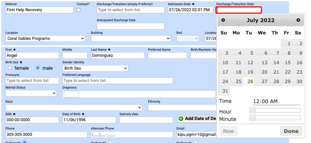 Discharge a Patient – Kipu Health