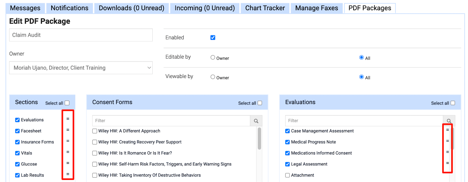 PDF Packages – Kipu Health