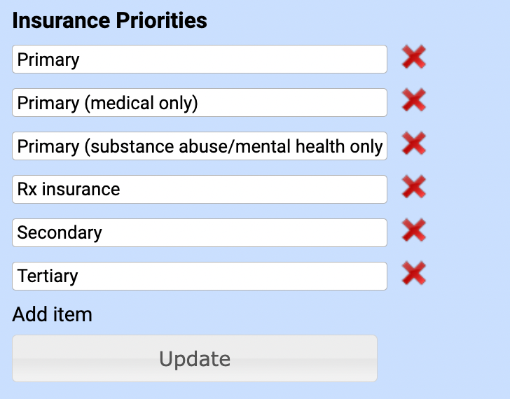 Settings: Patients Tab – Kipu Health