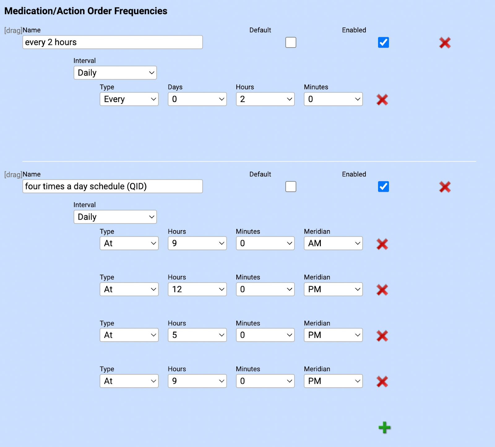 Settings: Orders Tab – Kipu Health