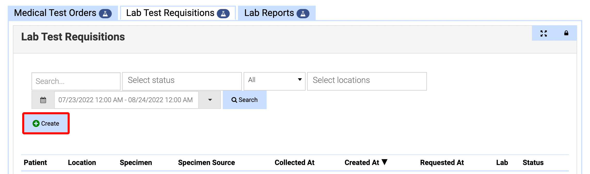 Lab Interface: Lab Requisitions – Kipu Health
