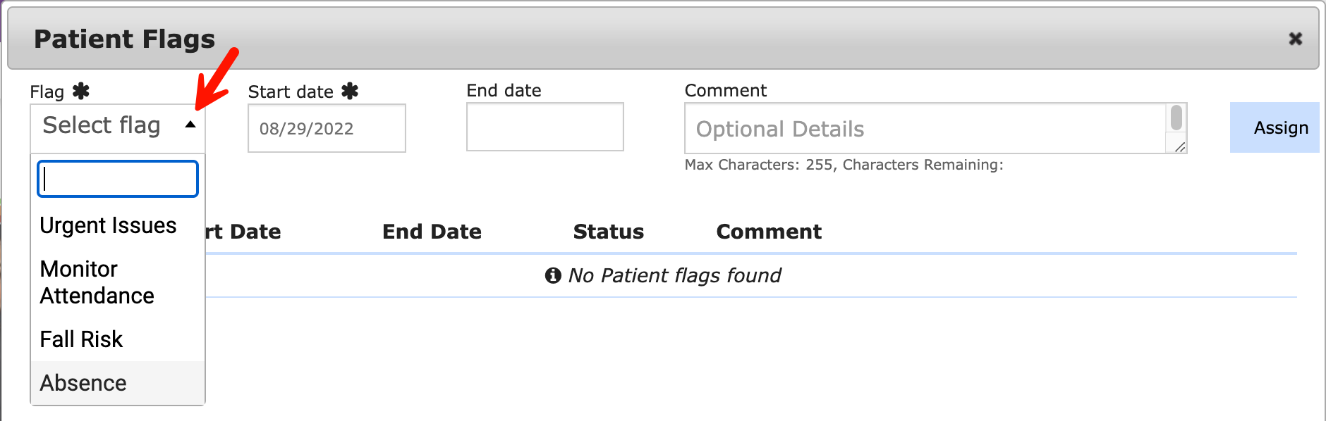 Patient Flags – Kipu Health