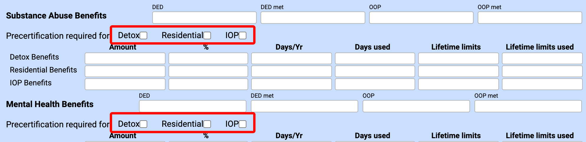 Insurance Verification Form – Kipu Health