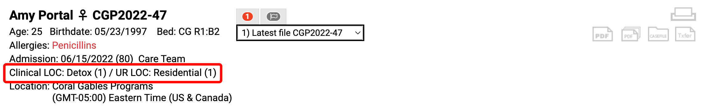 Level of Care (LOC) Setup – Kipu Health