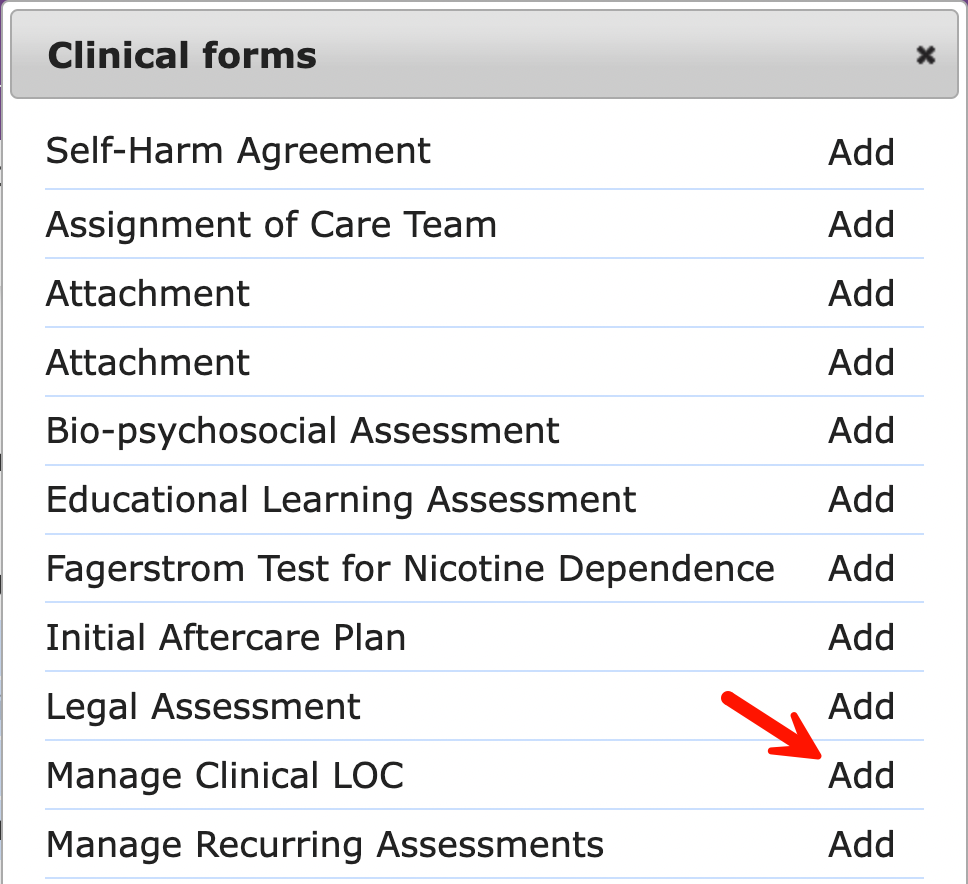 Assigning Levels of Care (LOC) – Kipu Health
