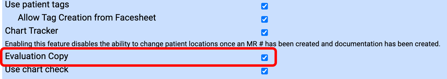 Evaluation Copy Functionality – Kipu Health