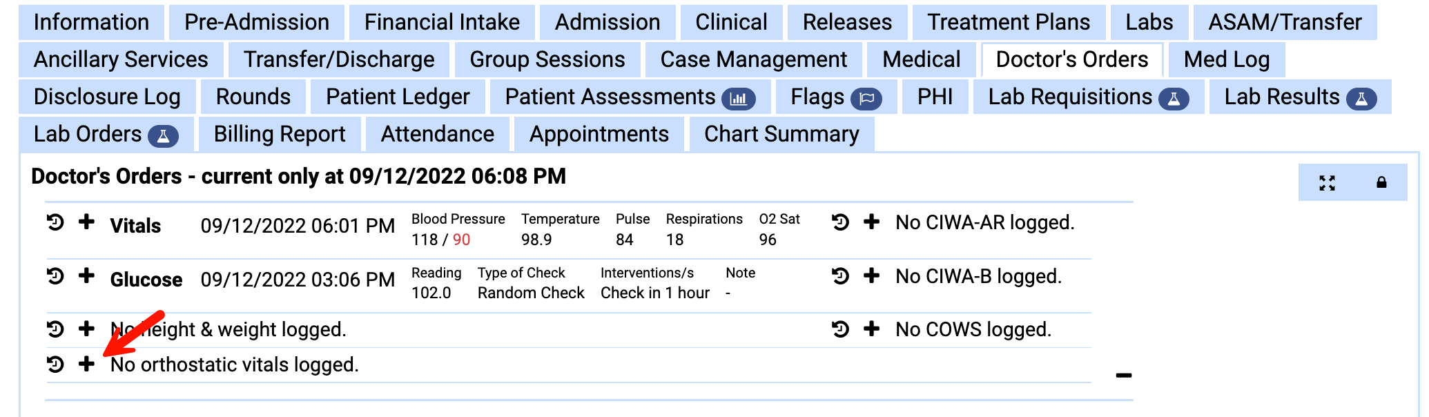 Integrated Assessments: Orthostatic Vitals – Kipu Health