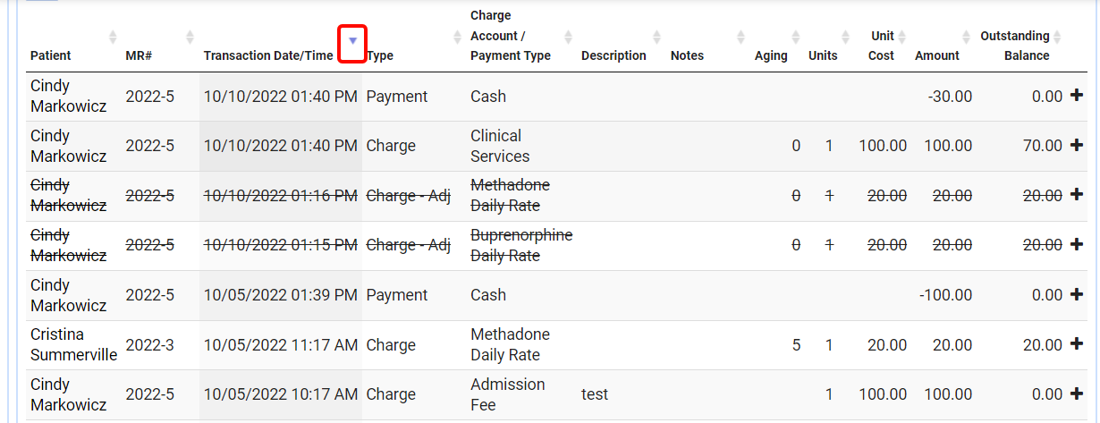 Patient Ledger Report – Kipu Health