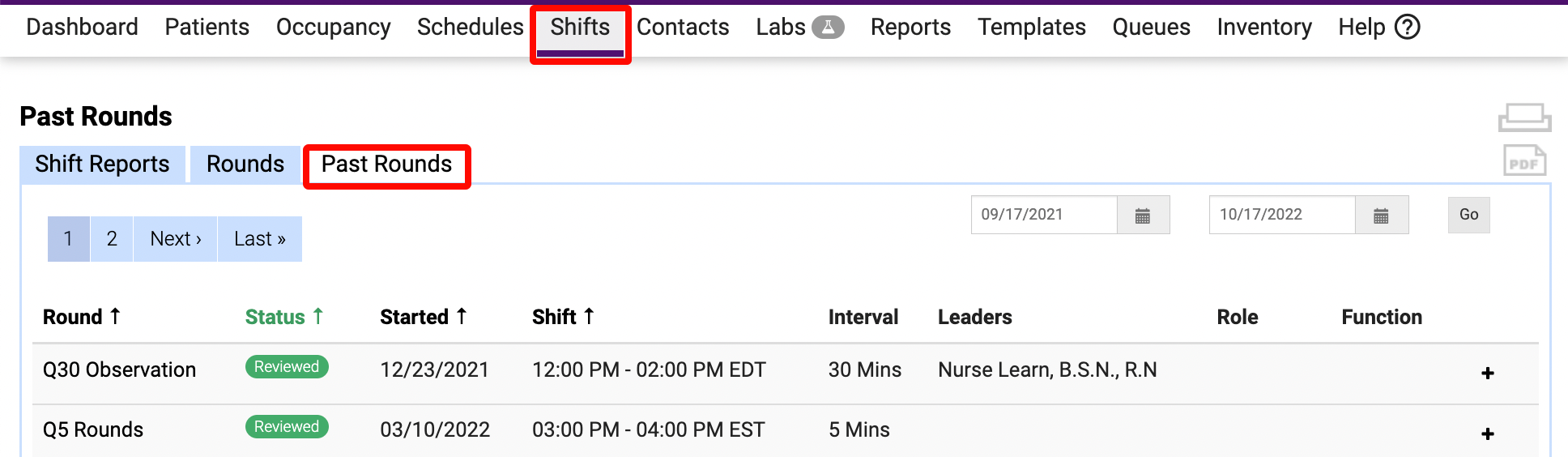 Rounds: Review and Sign Completed Rounds – Kipu Health
