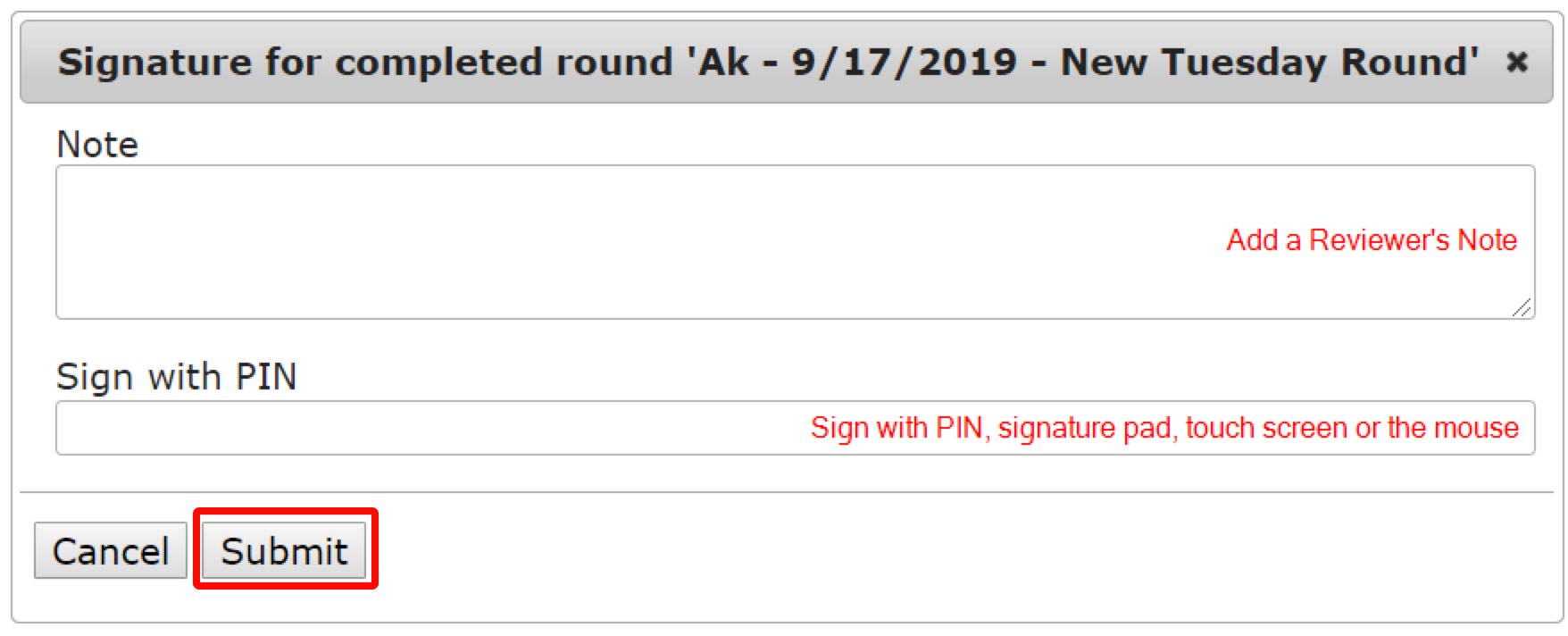 Rounds: Review and Sign Completed Rounds – Kipu Health