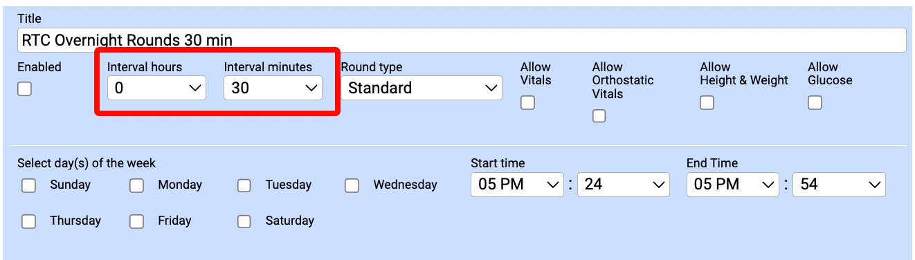 Templates: Rounds – Kipu Health